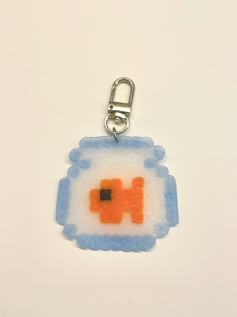 Handmade Frutiger Aero Fish Keychain Bag Charm Aqua Heiisei Retro ...