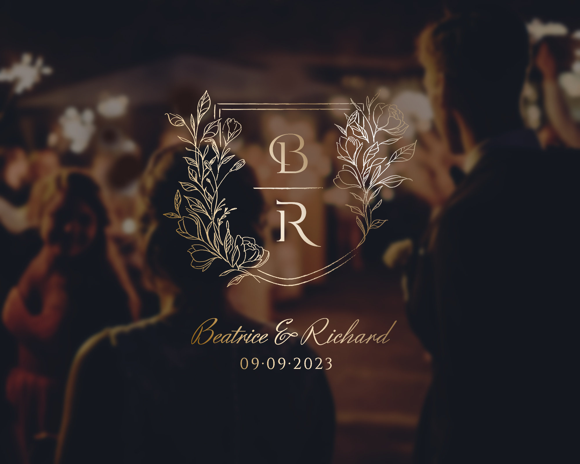 WEDDING Logo Wedding Monogram Monogram Logo Wedding - Etsy