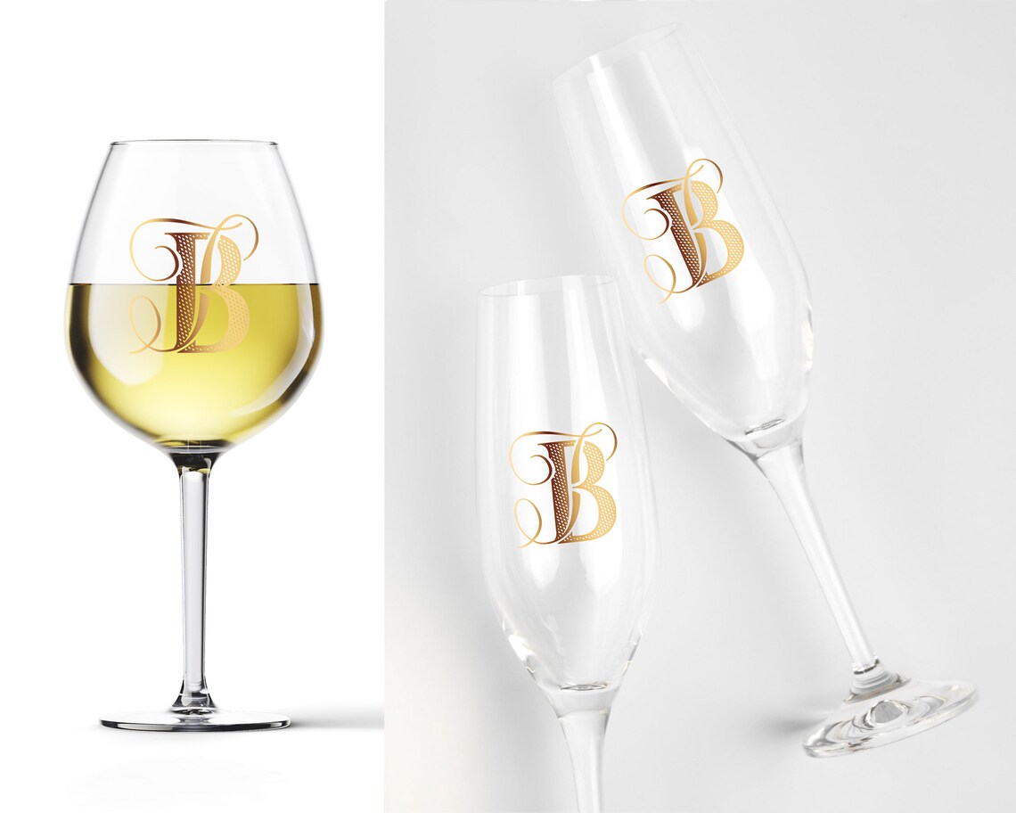 Modern Monogram Logo, Two Letters Logo, Minimalist Wedding Monogram ...