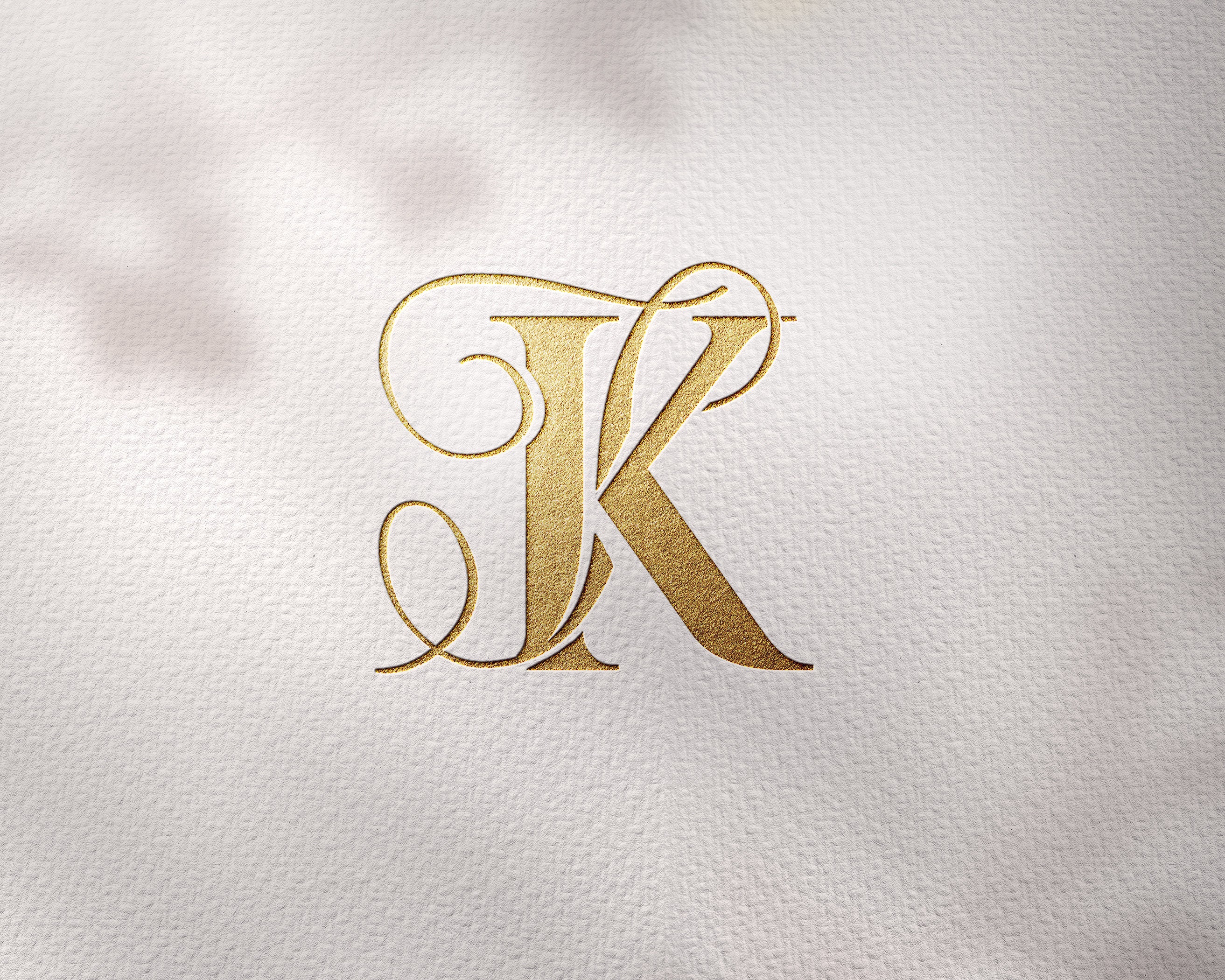 TK KT Modern Monogram Logo Two Letters Logo Minimalist - Etsy