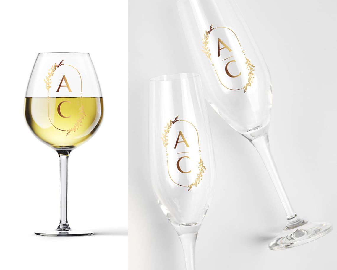 WEDDING Monogram Set Monogram Logo Set Wedding Logo Wedding - Etsy