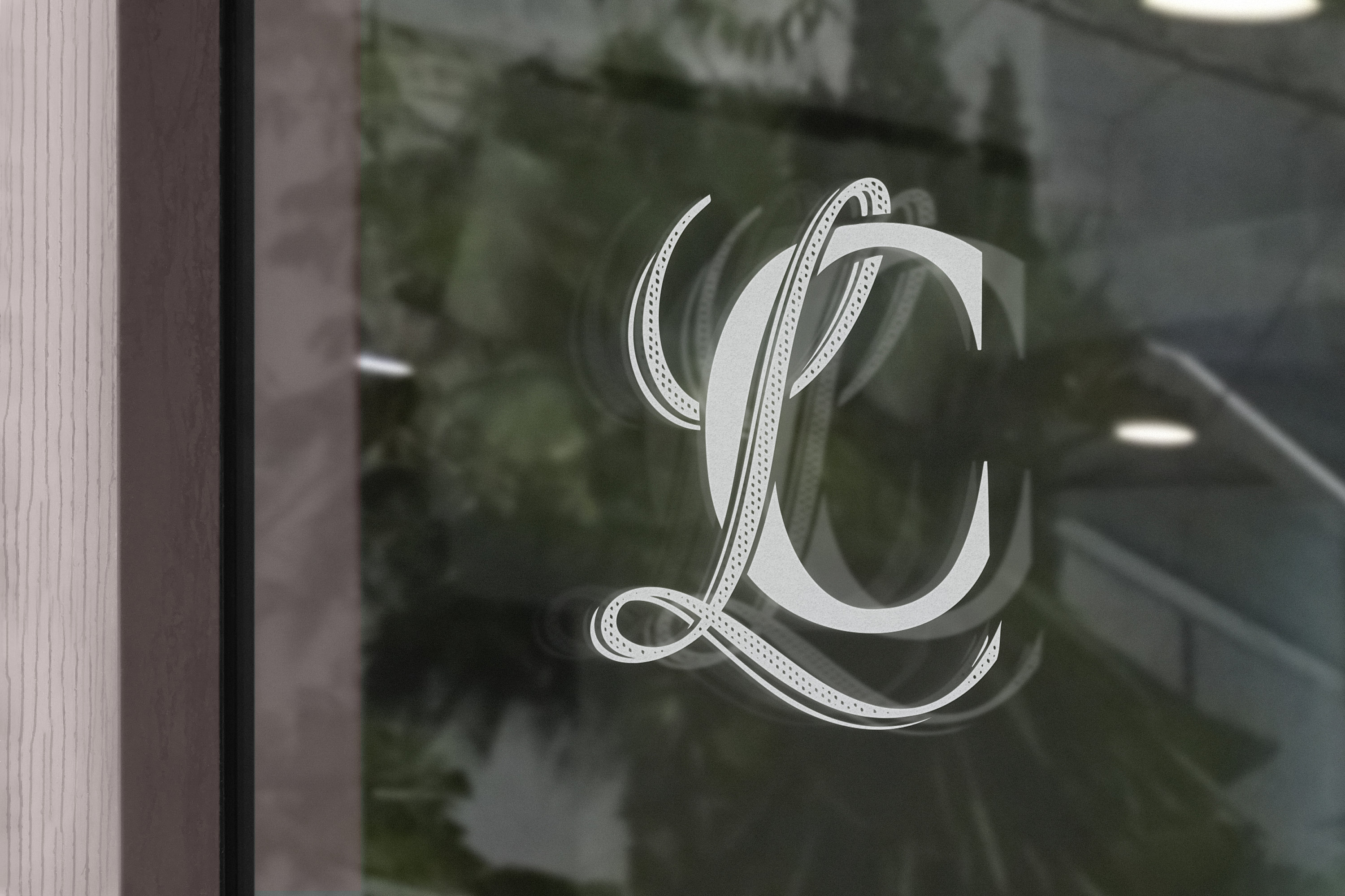 LC Monogram Logo • Gold Initial Design (instant Download) - Etsy