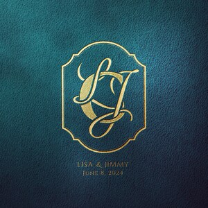 Royal Wedding Monogram Logo, Three Letters Monogram Design, Royal Logo ...