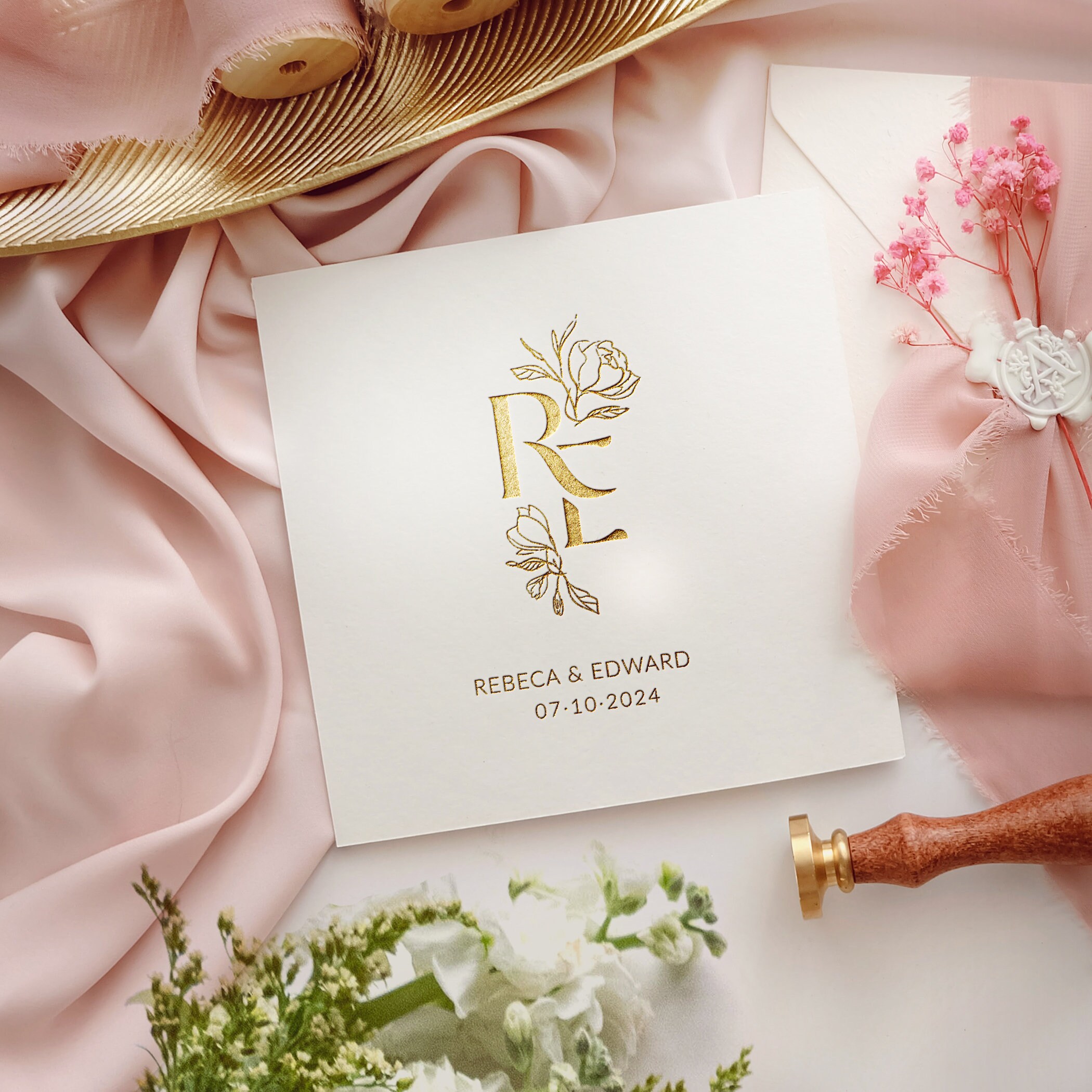 Gold Wedding Monogram Digital Download, Monogram Logo Design, SVG ...