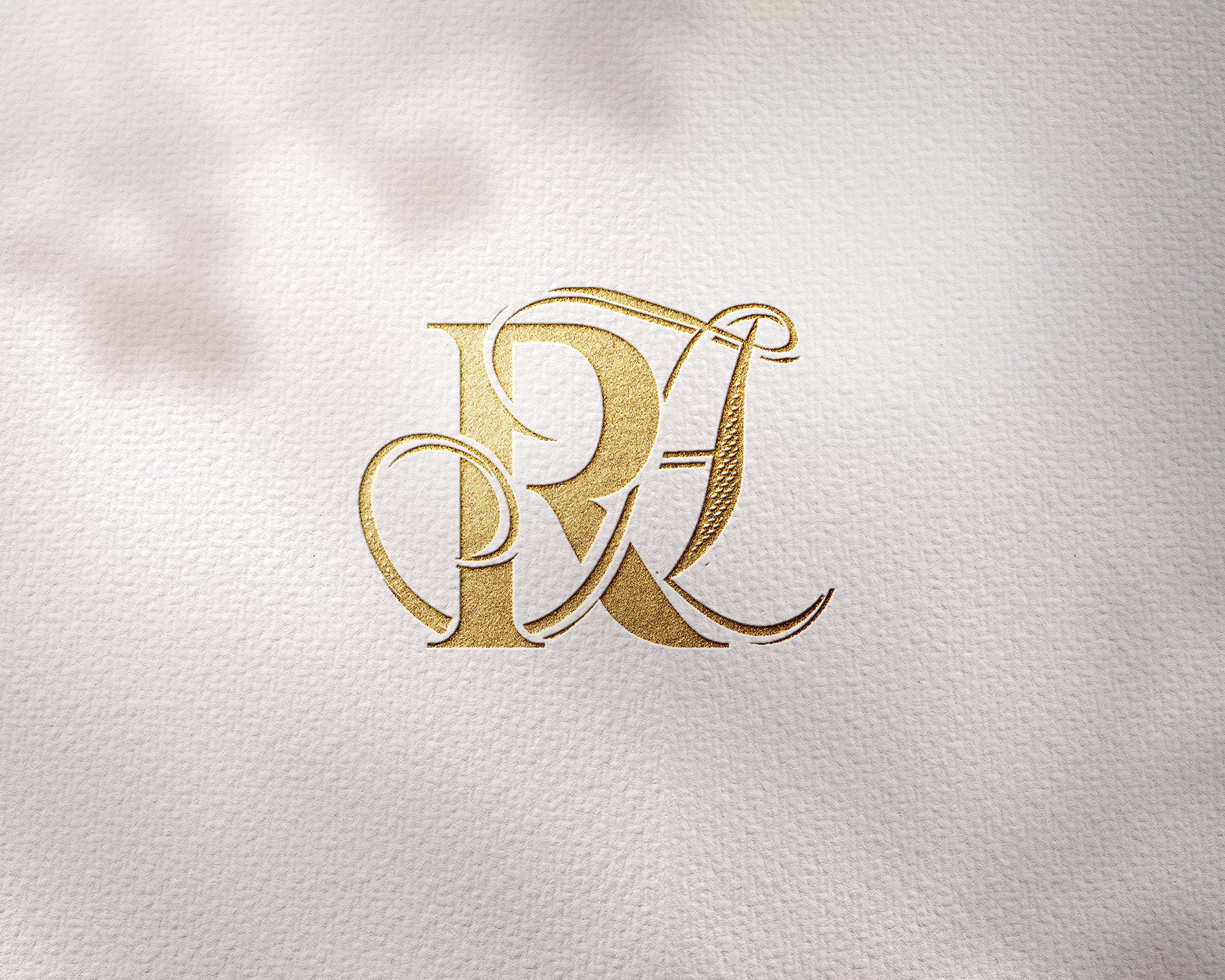 Typography Monogram Logo, Digital Download, Modern Wedding Monogram ...