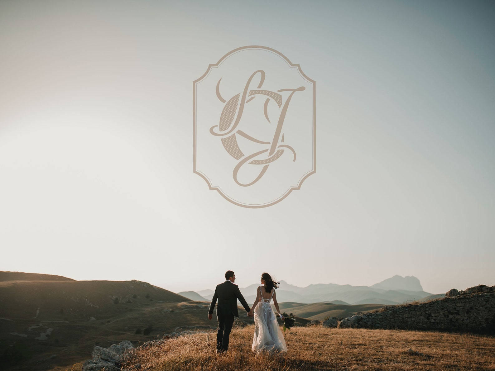 Royal Wedding Monogram Logo, Three Letters Monogram Design, Royal Logo ...