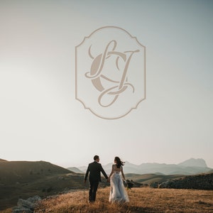 Royal Wedding Monogram Logo, Three Letters Monogram Design, Royal Logo ...