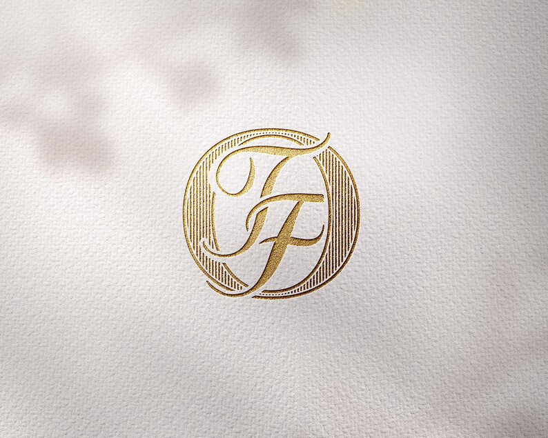 Custom 3 Letters Monogram Logo Design, Signet (digital Download) - Etsy