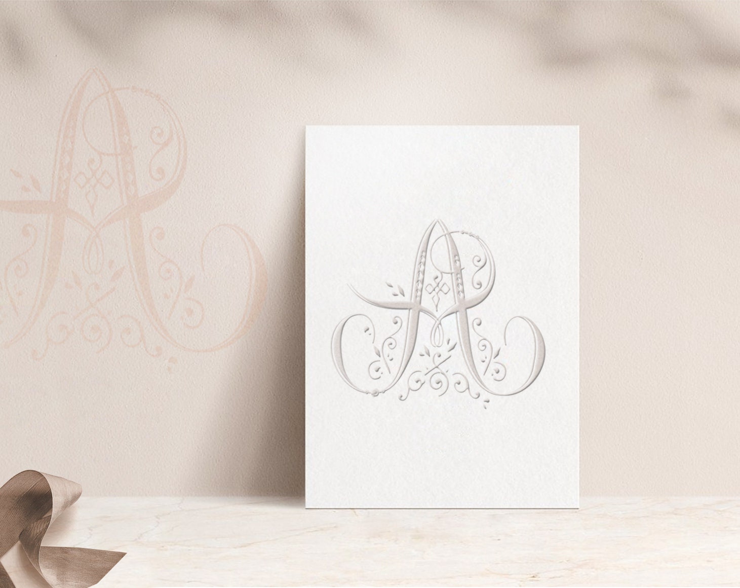 One Letter Monogram, Monogram Logo, Wedding Logo, Flowers, Wedding ...