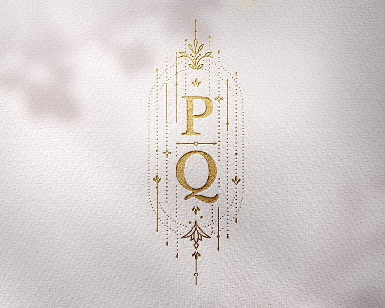 WEDDING Monogram, Monogram Logo, Wedding Logo, Wedding Monogram Design ...