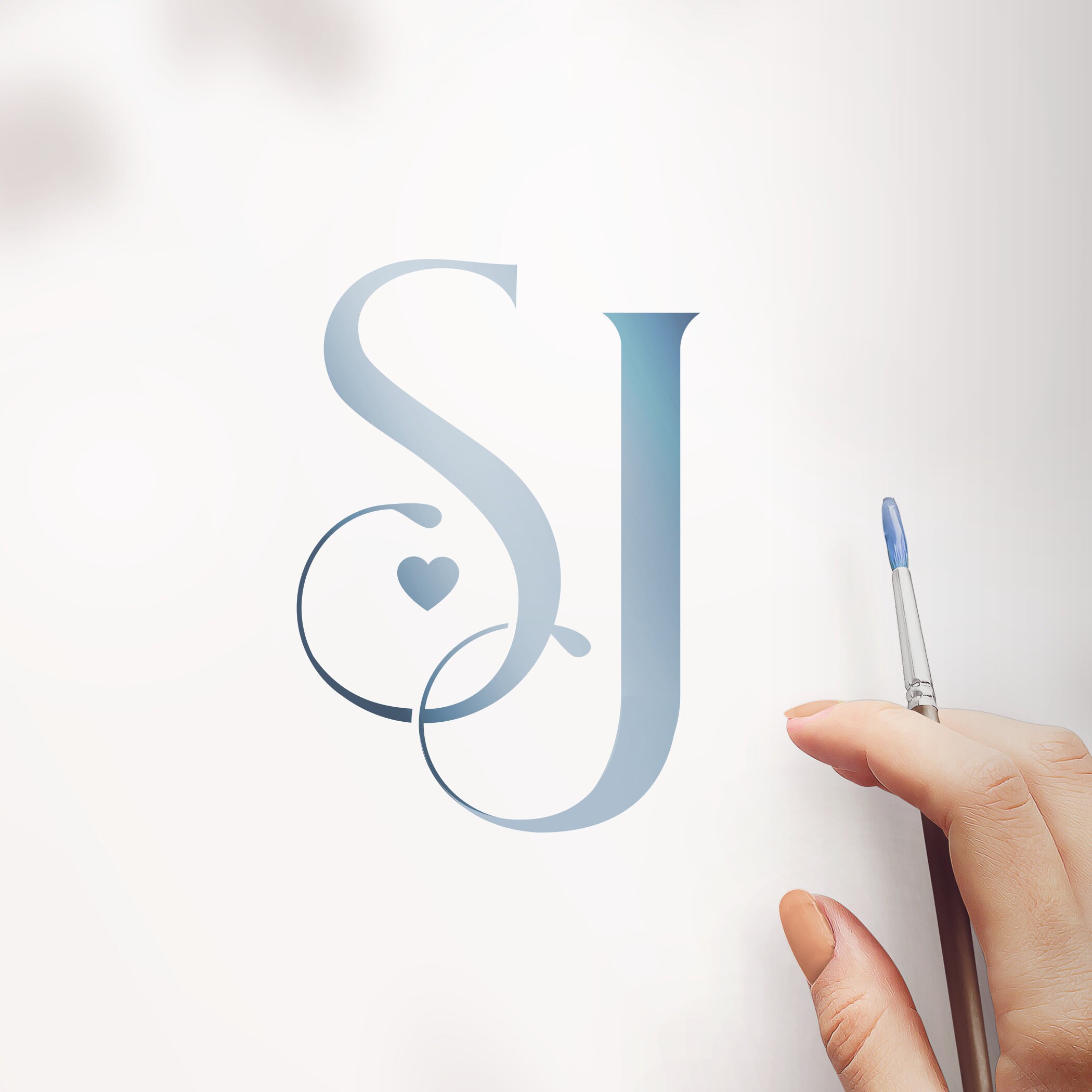 Modern WEDDING Monogram, Monogram Logo Digital Download, Wedding Logo ...