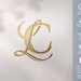 2 Letters Monogram LC Dot Decorated • Lc Logo • INSTANT Download • LC ...