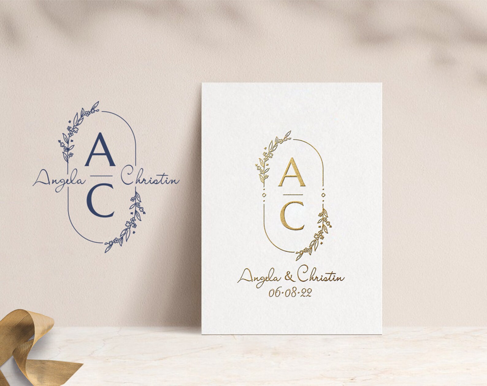 WEDDING Monogram Monogram Logo Wedding Logo Wedding - Etsy