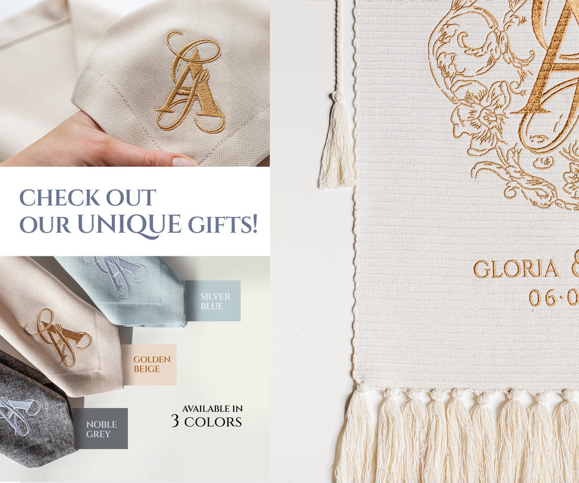 Modern WEDDING Monogram Monogram Logo Digital Download - Etsy