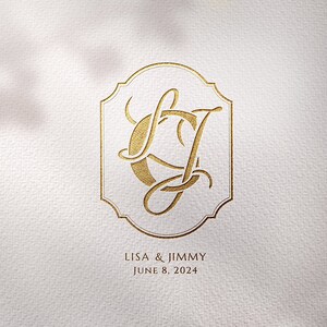 Royal Wedding Monogram Logo, Three Letters Monogram Design, Royal Logo ...