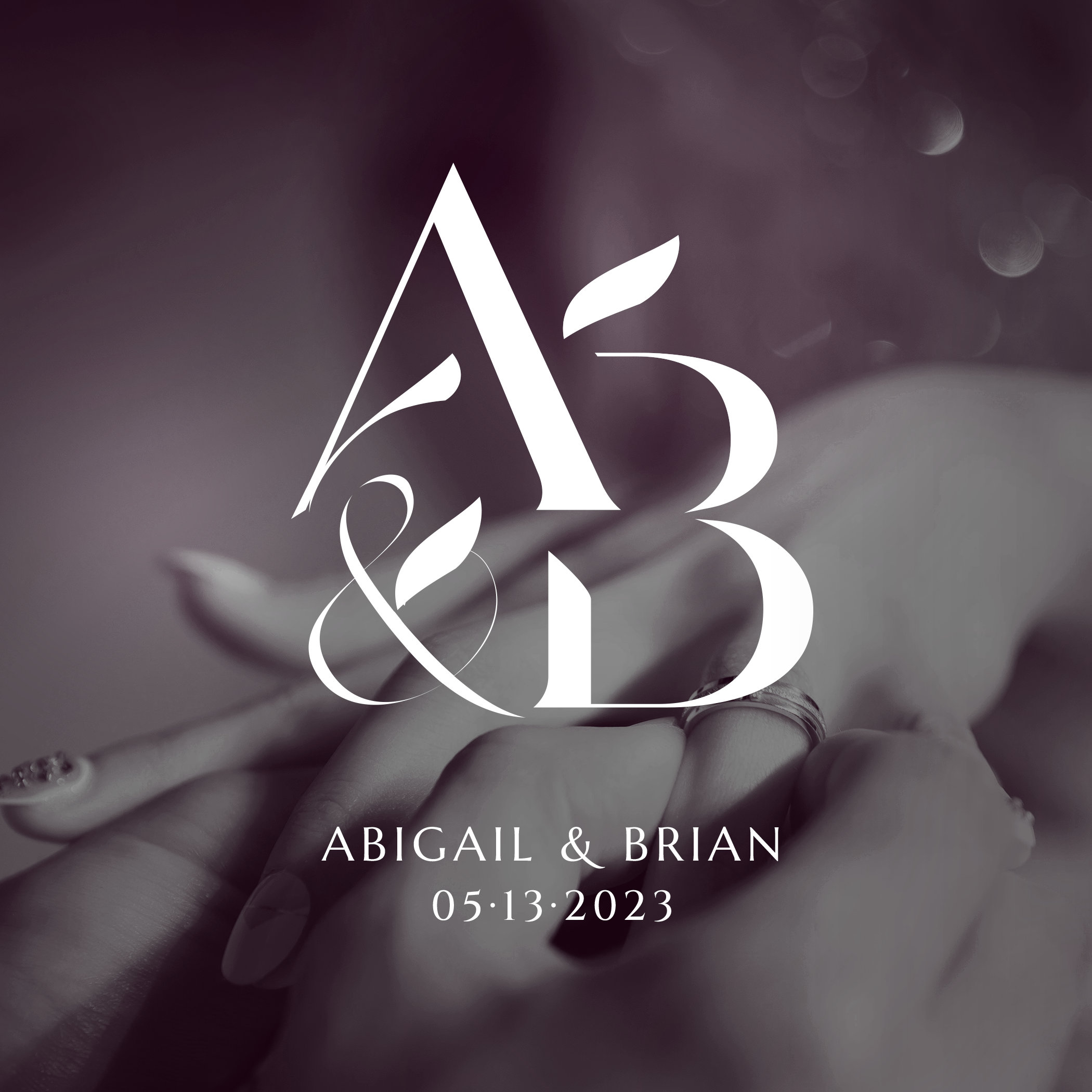 Elegant Monogram, Wedding Monogram Logo, Wedding Logo, SVG, Wedding ...