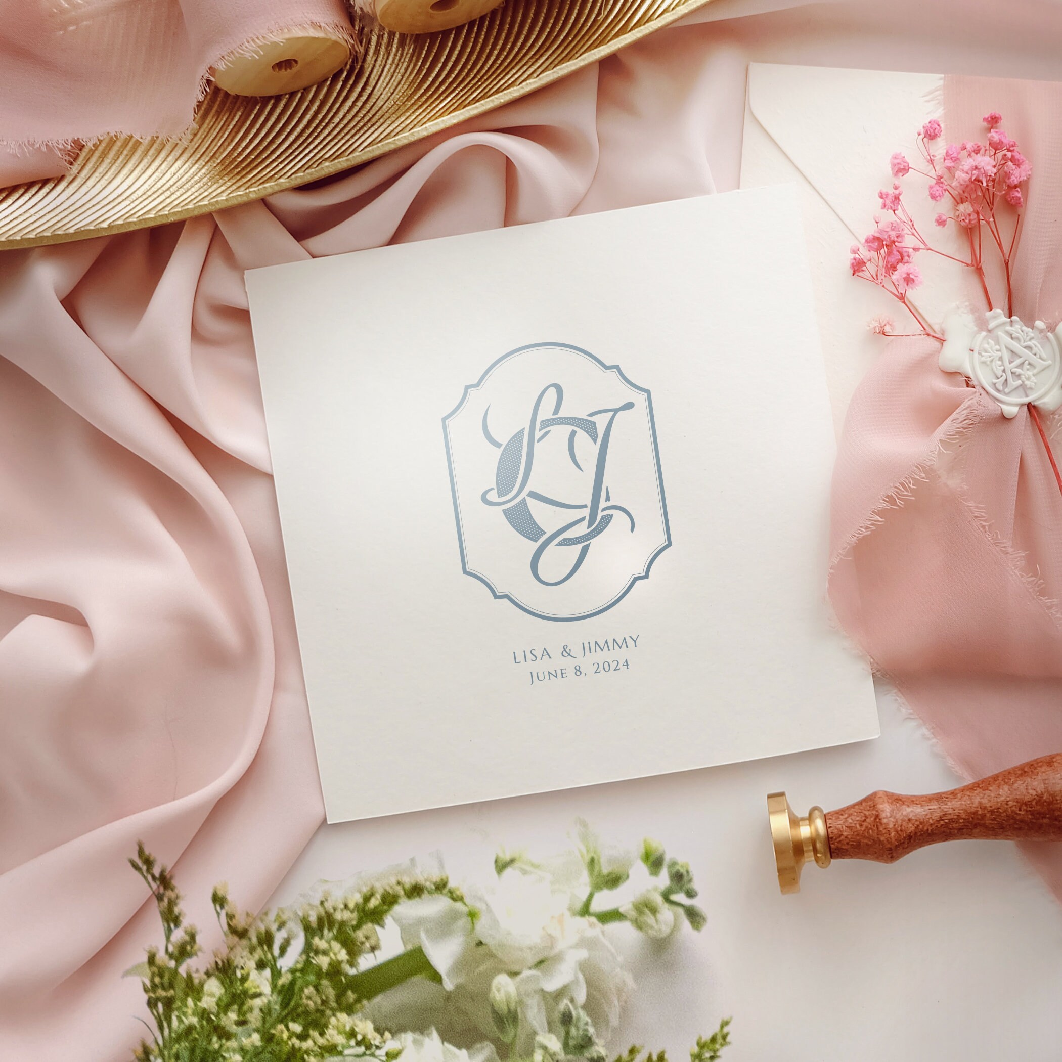 Royal Wedding Monogram Logo, Three Letters Monogram Design, Royal Logo ...
