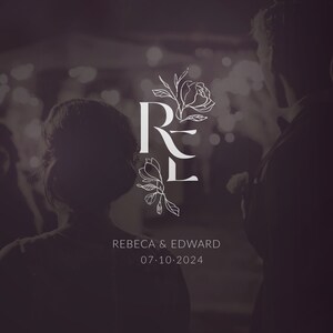 Gold Wedding Monogram Digital Download, Monogram Logo Design, SVG ...