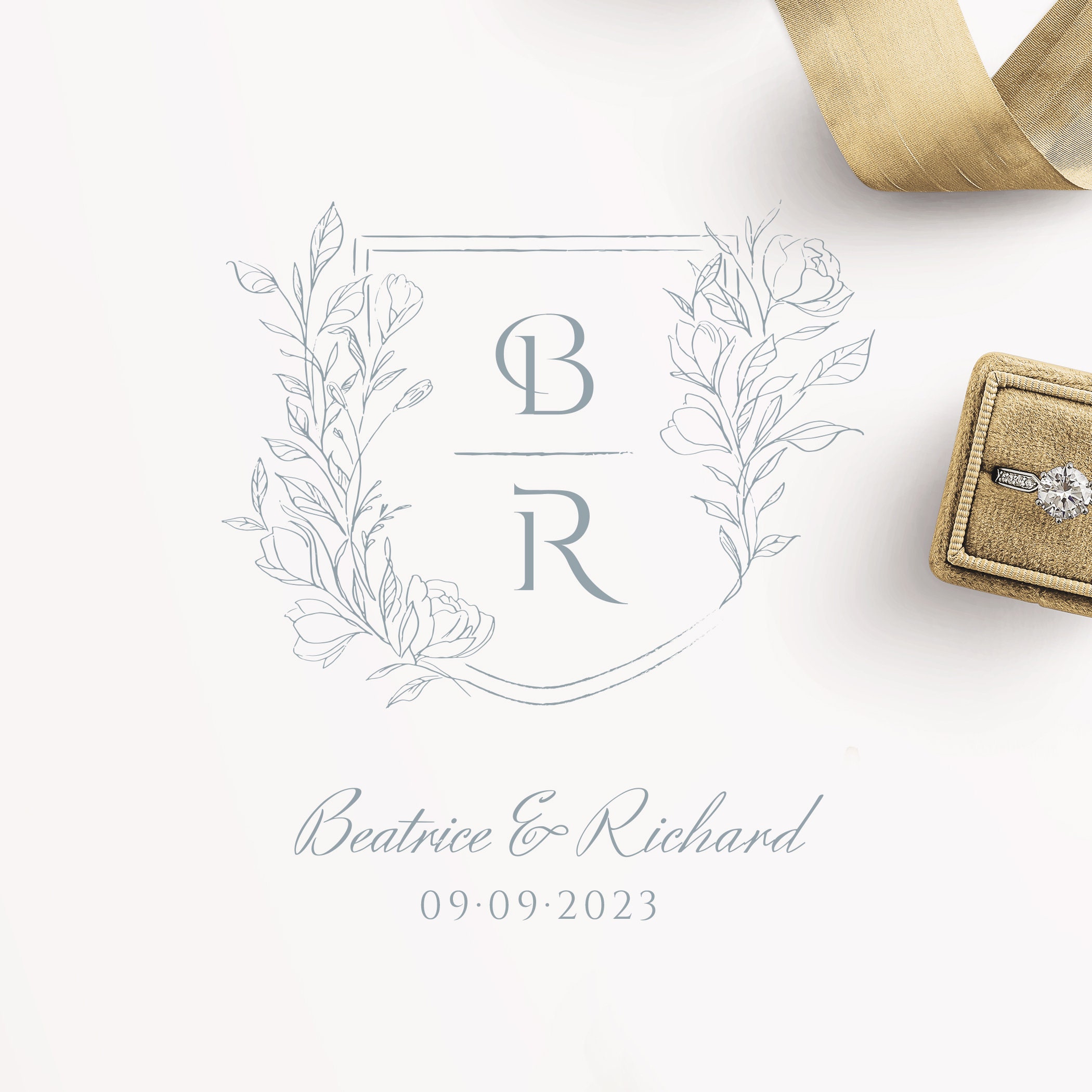 WEDDING Logo, Wedding Monogram, Monogram Logo, Wedding Monogram Logo ...