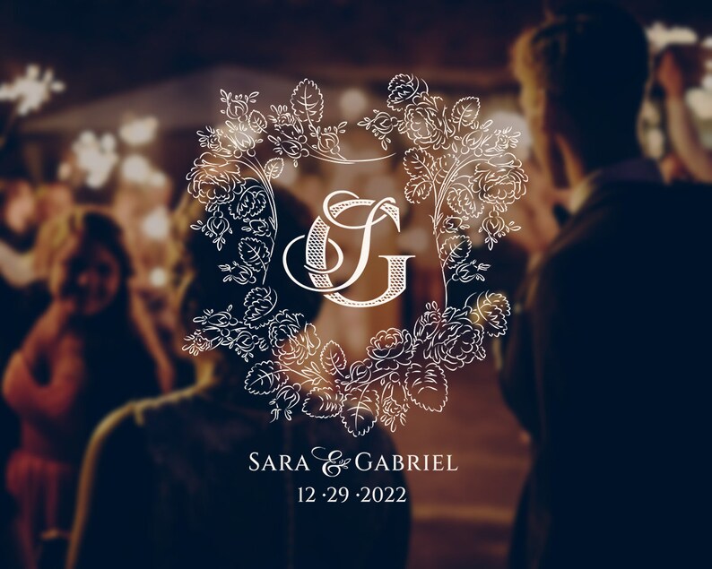 WEDDING Monogram, Monogram Logo, Wedding Logo, Wedding Monogram Design ...