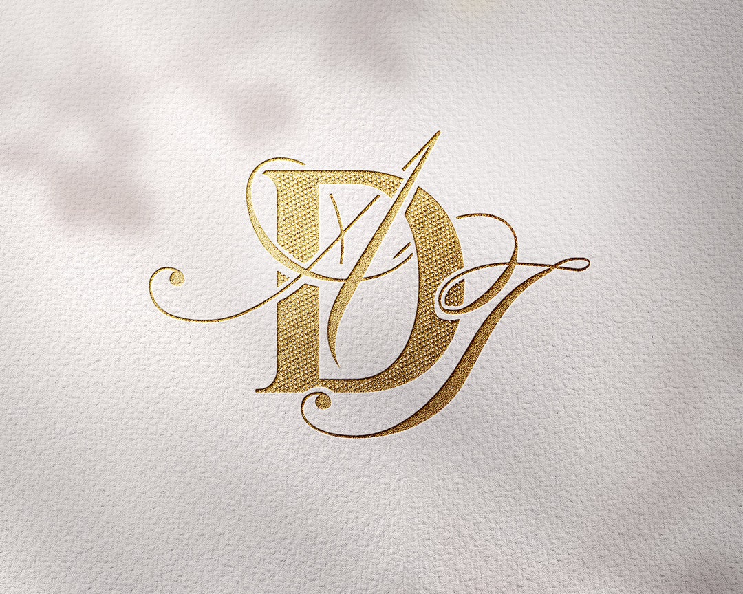 3 Letters Monogram Digital Download, Three Letters Wedding Monogram ...