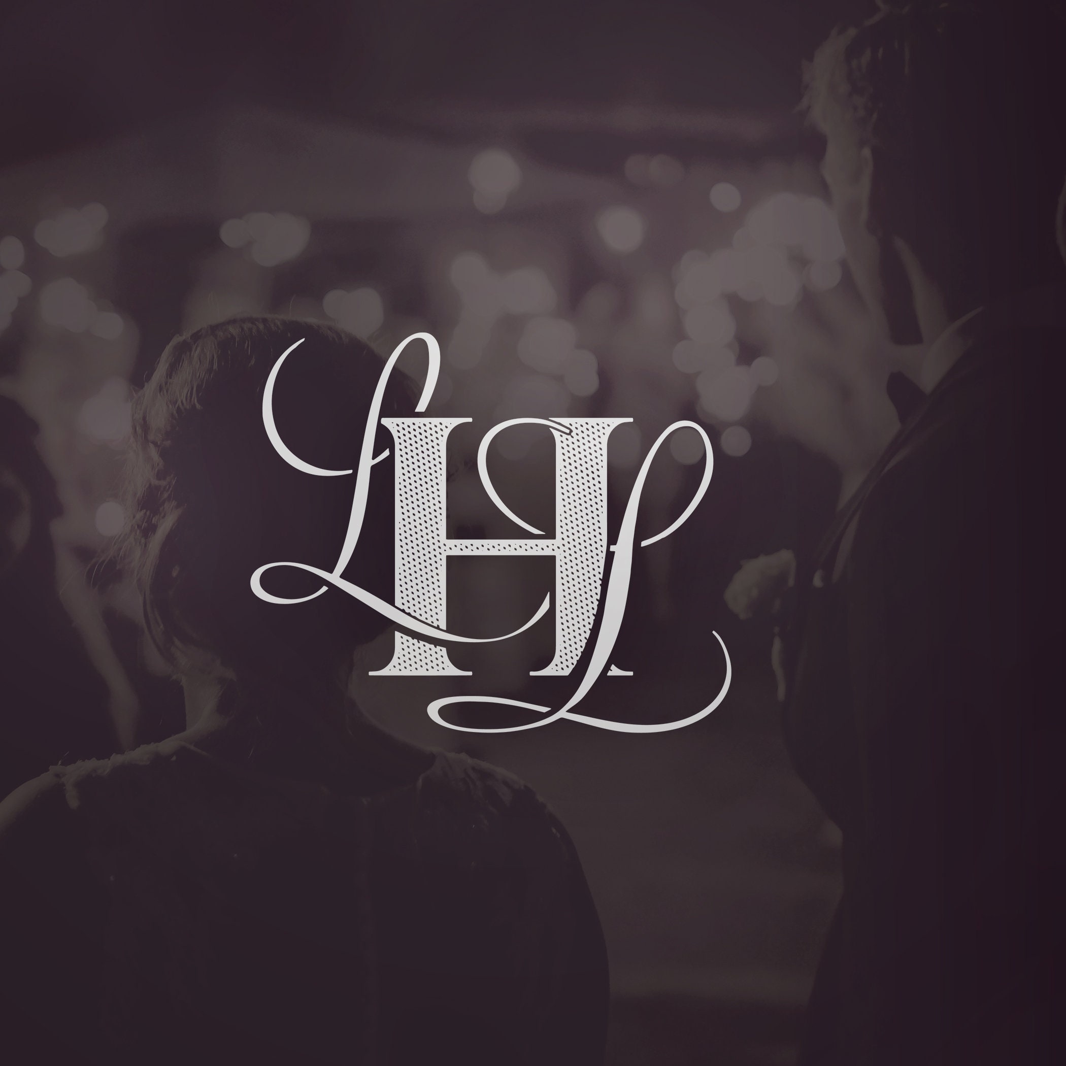 3 Letters Wedding Monogram, Three Letters Monogram Logo, 3 Letters ...