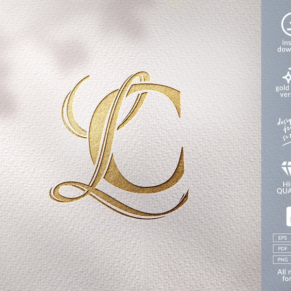 Monogram Lc - Etsy