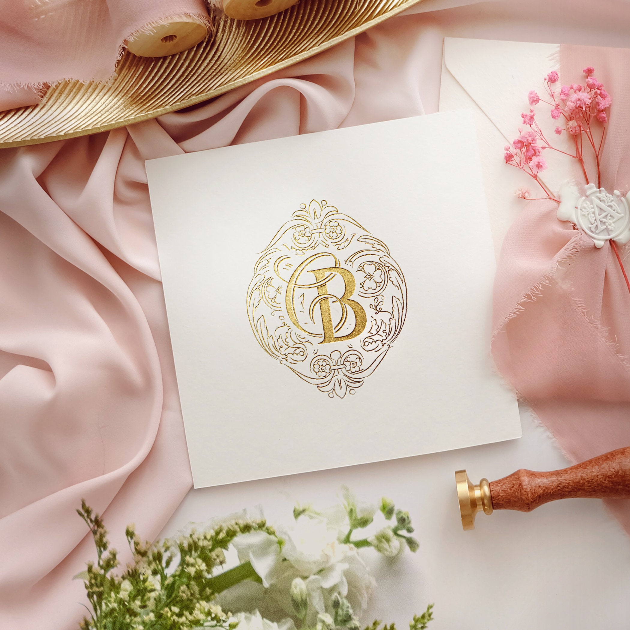 Royal Wedding Monogram, Modern Classic Wedding Monogram Digital ...