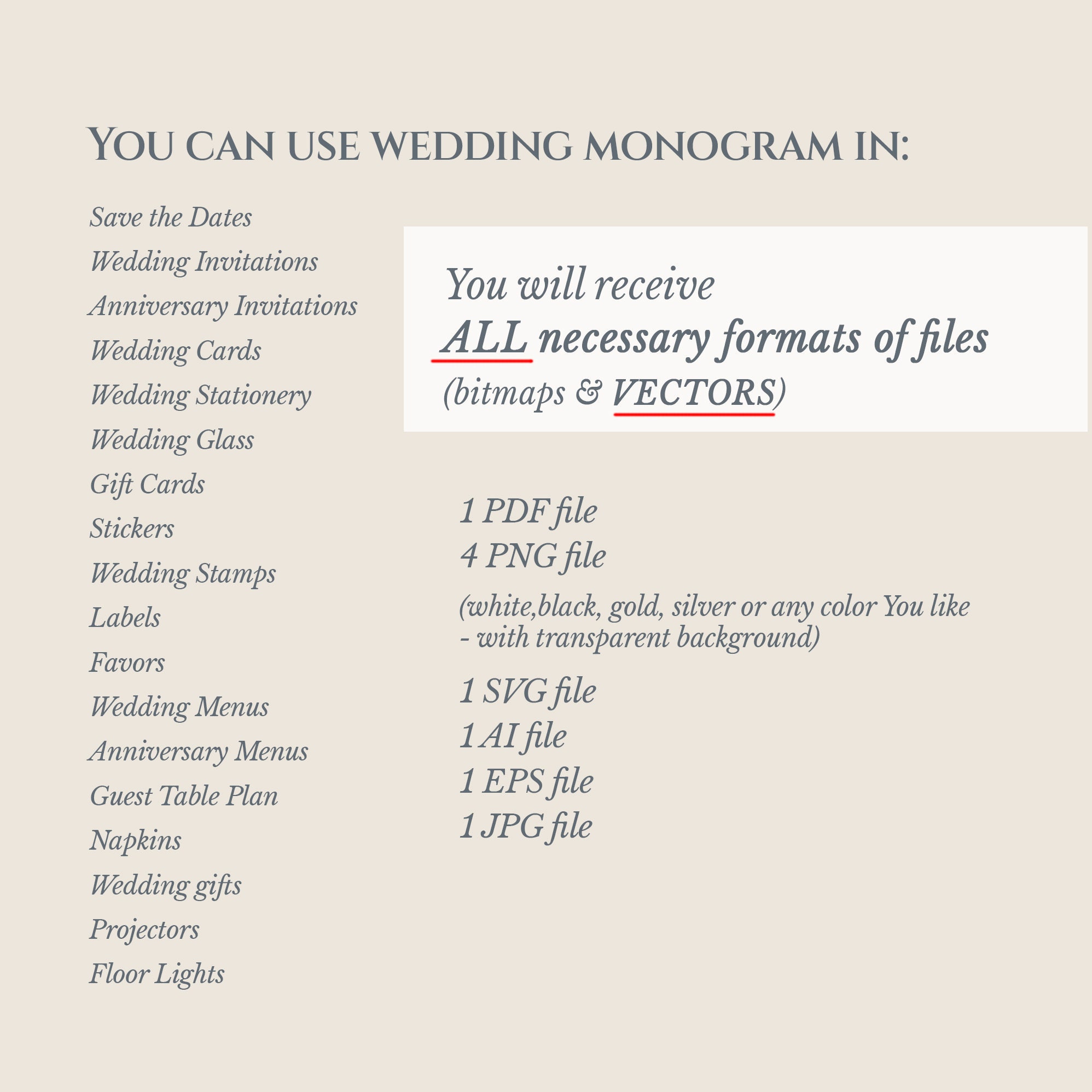 Luxury Wedding Monogram, Royal Wedding Monogram Digital Download ...