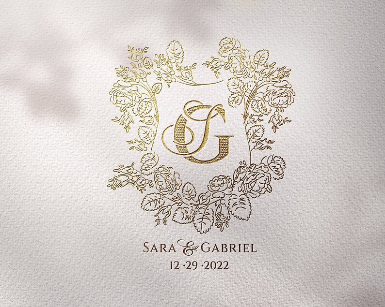 WEDDING Monogram, Monogram Logo, Wedding Logo, Wedding Monogram Design ...