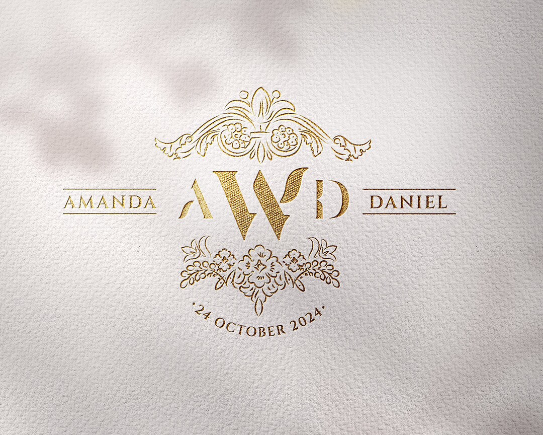 Wedding Monogram 3 Letters, Royal Wedding Monogram, Three Letters ...