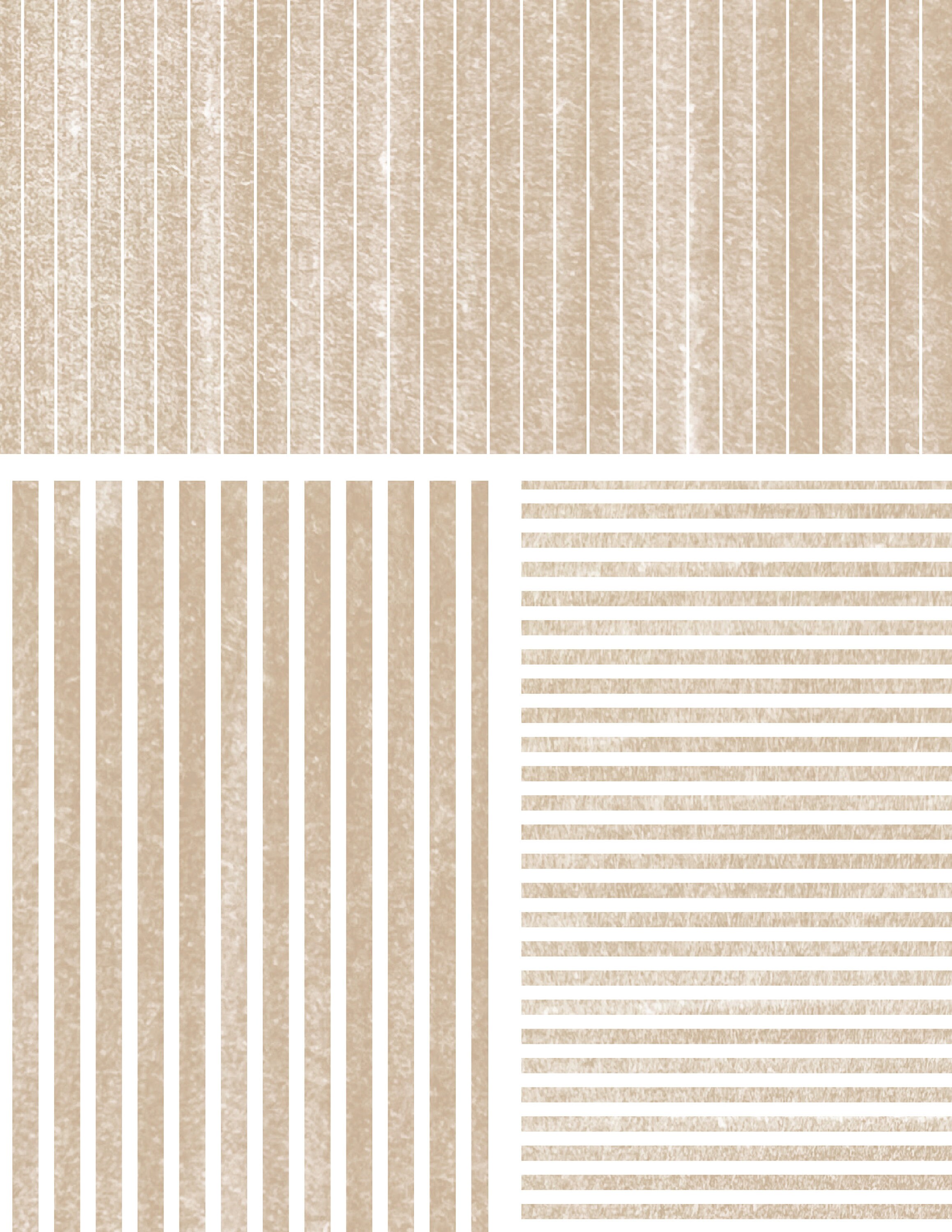 Geometric Block Print Set, Geometric Art, Neutral Colors, Beige and ...