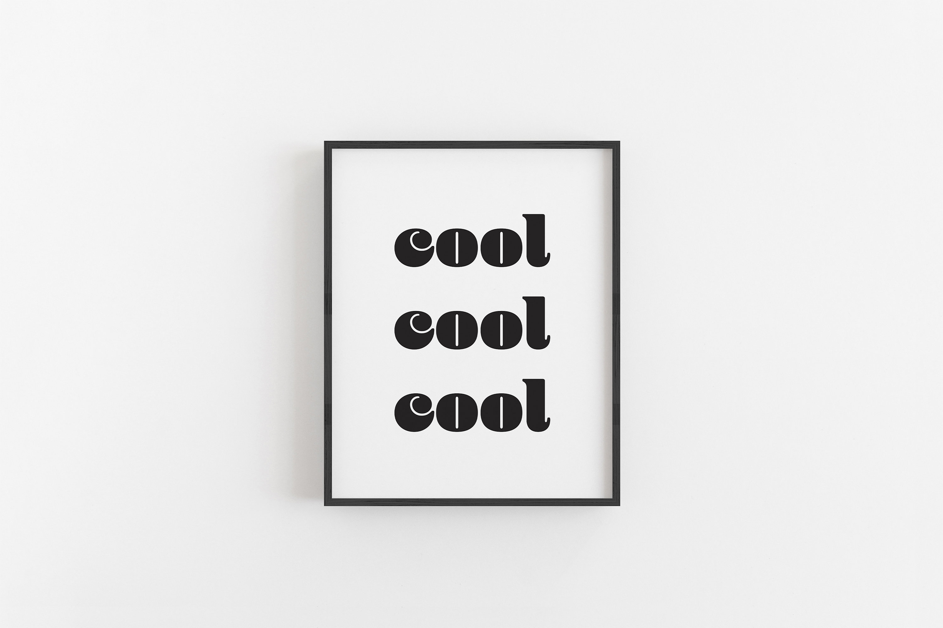 Cool Phrase, Positive Quote, Black and White, Typeface Art, Font, Quote ...