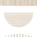 Half Circle Print Set Neutral Boho Geometric Stripes Art Mid - Etsy