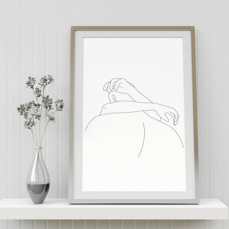 Couple Line Art - Etsy