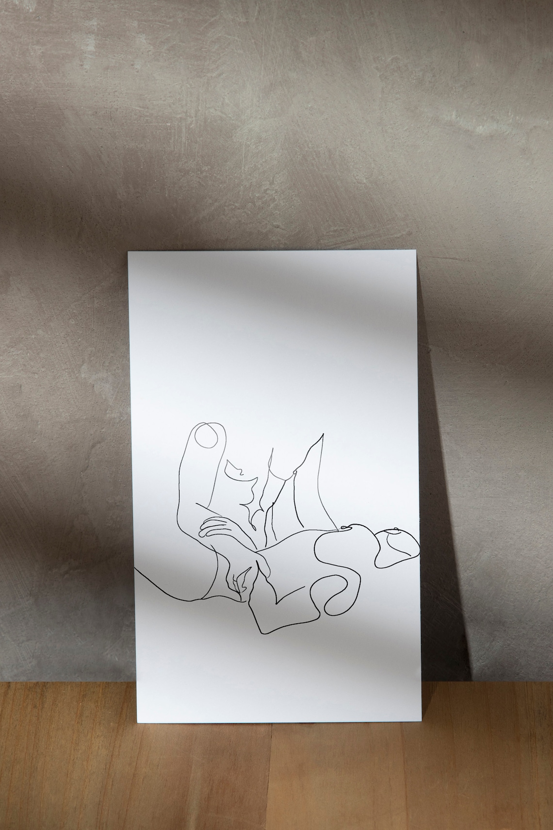 Paar Line Art Nacktes Paar One Line Art Sex Scene Zeichnung Etsyde