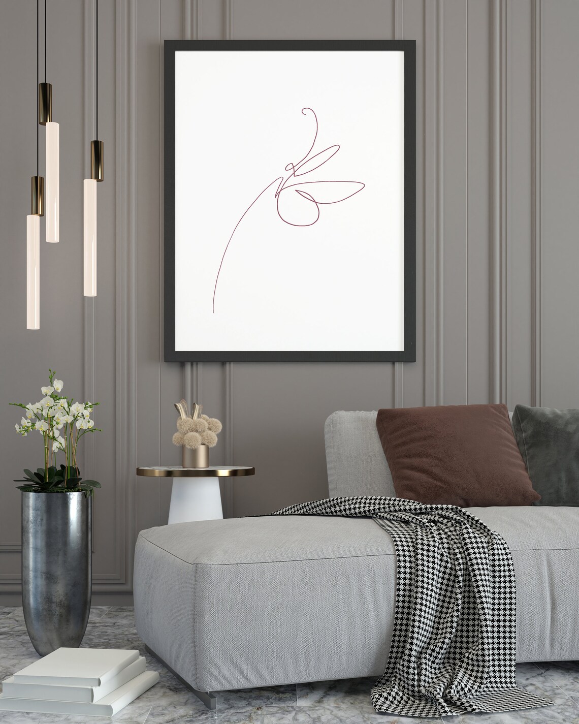 Butterfly Line Art Abstract Butterfly Wall Art Line Art - Etsy