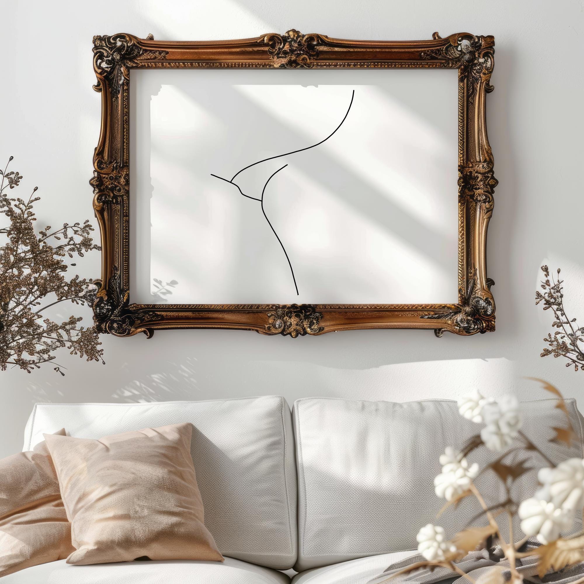 Intimate Art | Couple Single Line Art, Abstract One Line Art Kiss ...