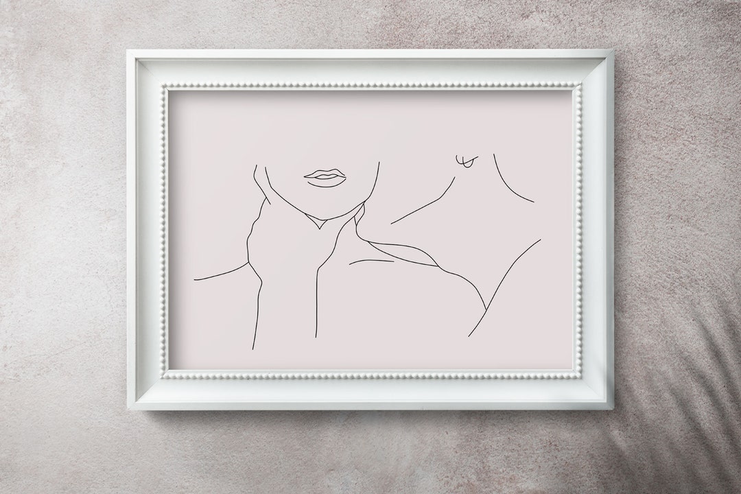 Couple Art | Holding Neck Line Art Couple, One Line Art, Couple Line ...