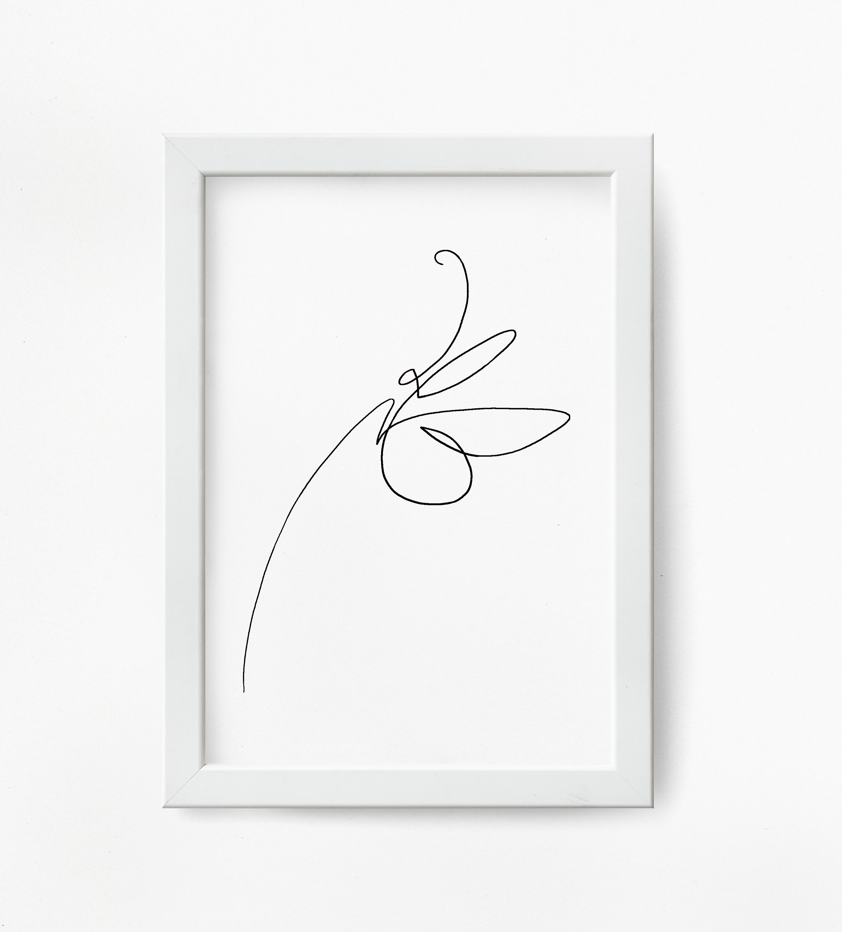 Butterfly Line Art | Abstract Butterfly Wall Art, Line Art Print ...