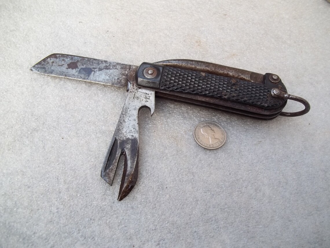 Vintage JH Thompson British Military Penknife/ Jack Knife - 1950 - Etsy