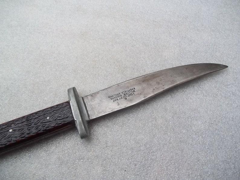 Antique William Rodgers Hunting Knife - Etsy