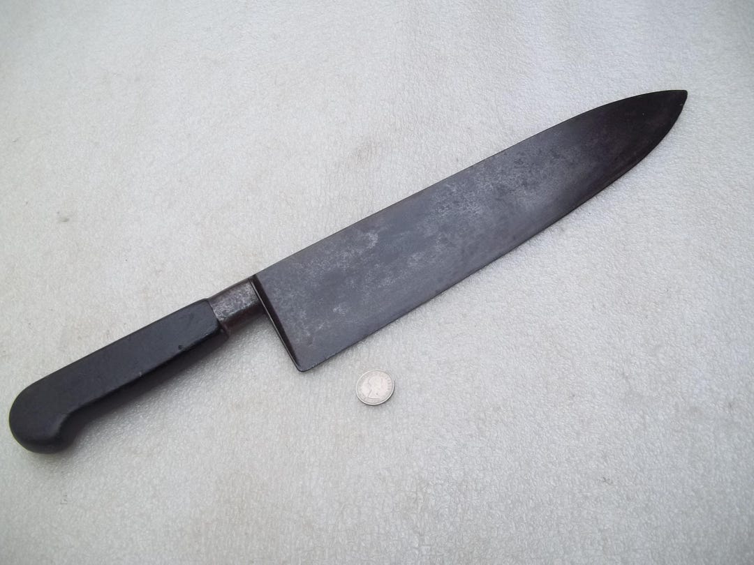 Large Antique Butchers Knife - Etsy