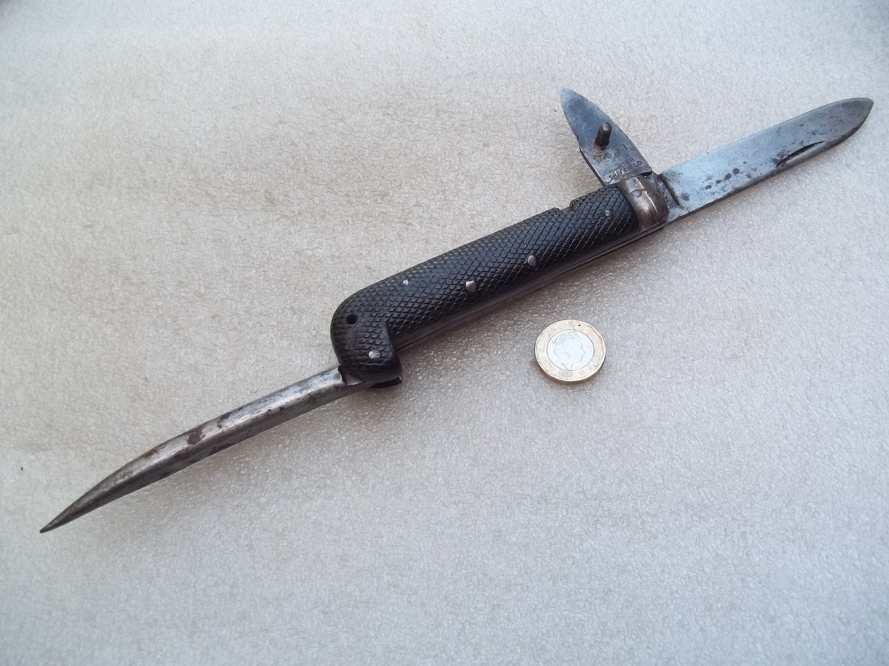 Antique Hunter British Military WW1 Penknife - Etsy