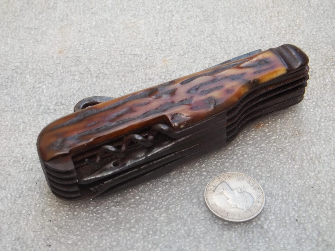 Antique Robinson Multi-blade Penknife for Repair - Etsy