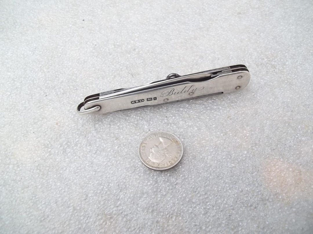 Antique Silver Multi-tool Penknife - Etsy