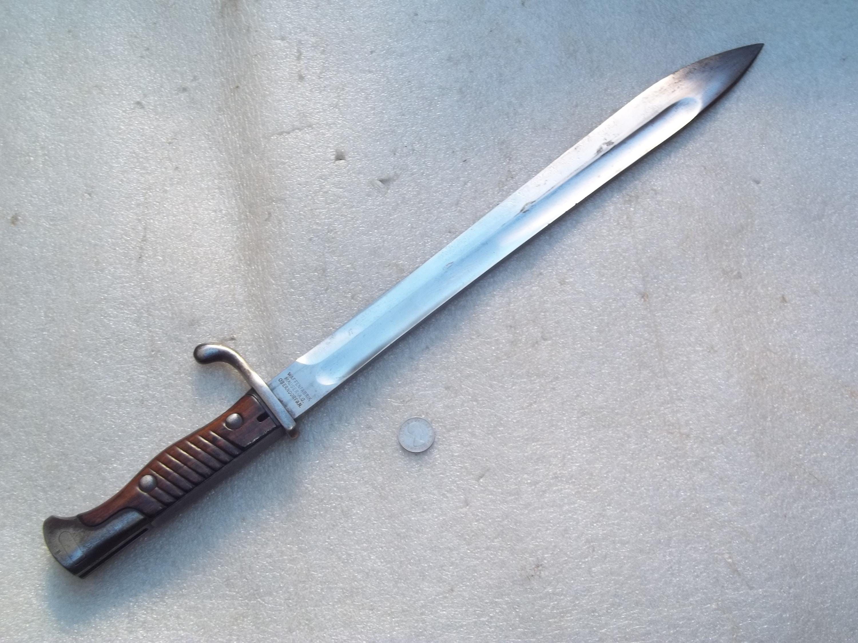 Antique WW1 Mauser Butcher Knife - Etsy
