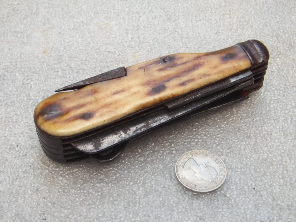 Antique Robinson Multi-blade Penknife for Repair - Etsy