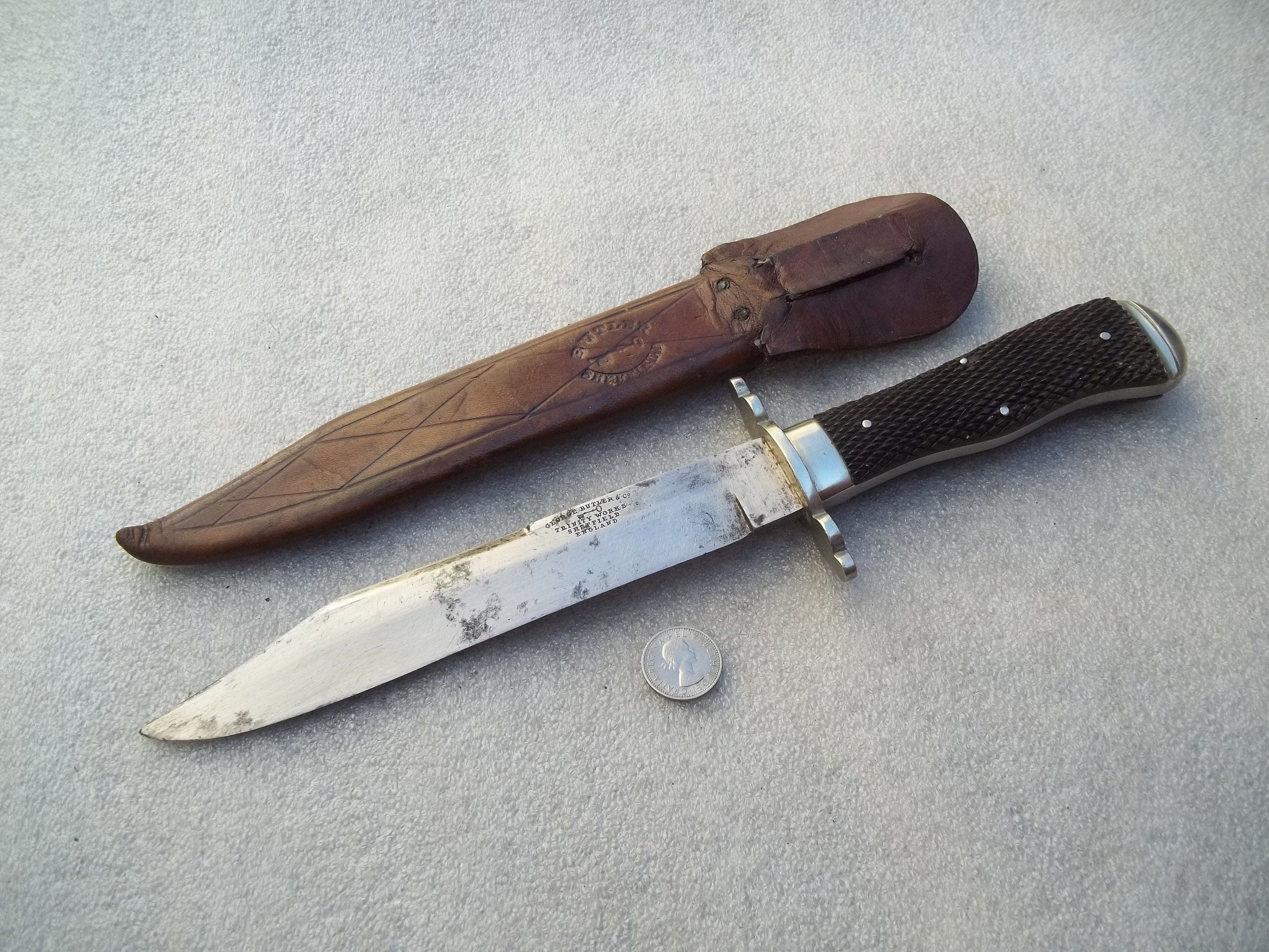 Antique George Butler Bowie Knife - Etsy