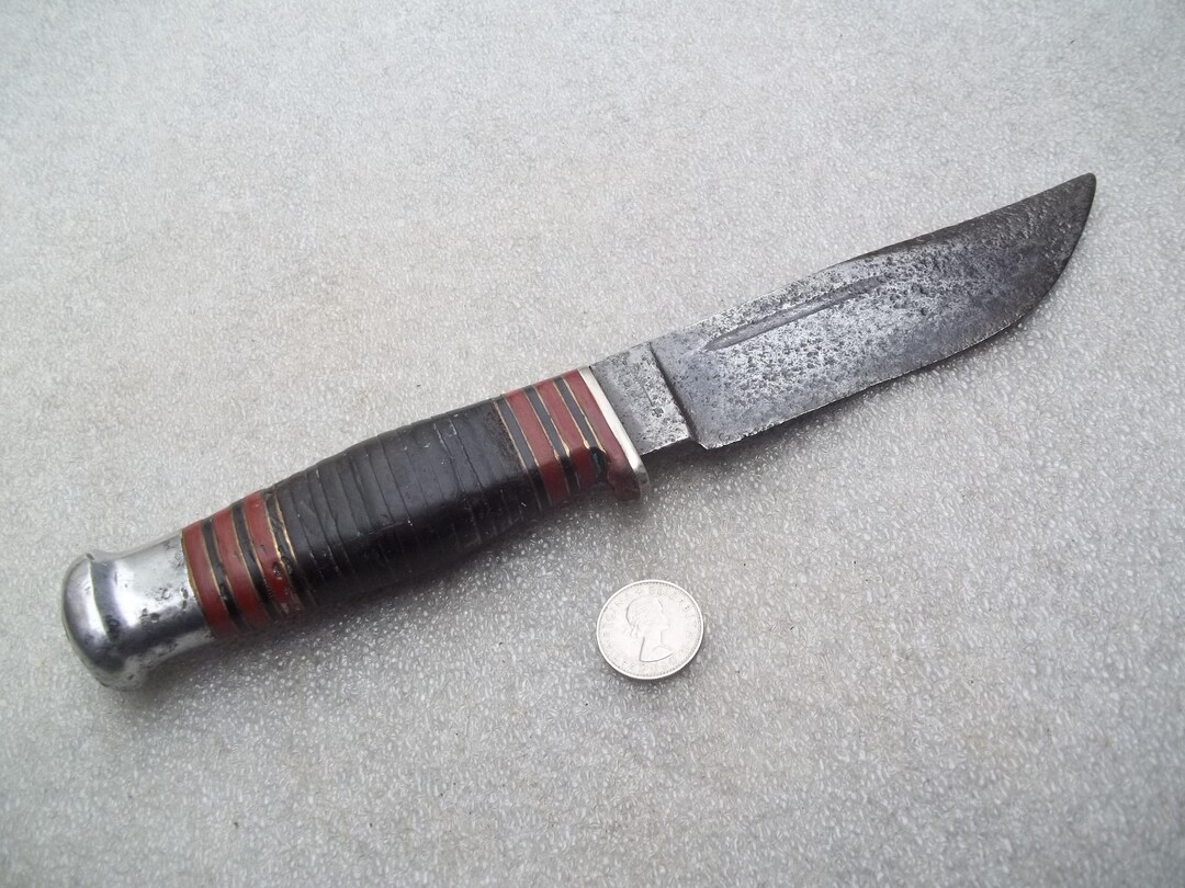 Vintage Wade & Butcher Hunting Knife - Etsy